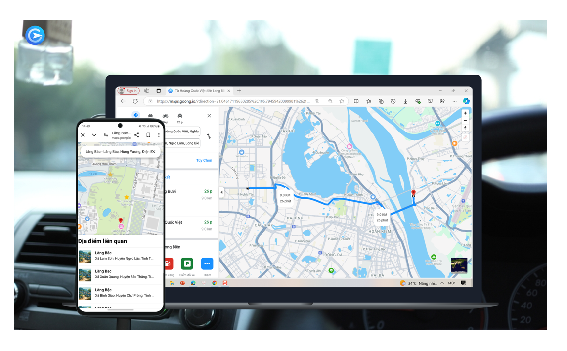Goong - Giải pháp thay thế Google APIs